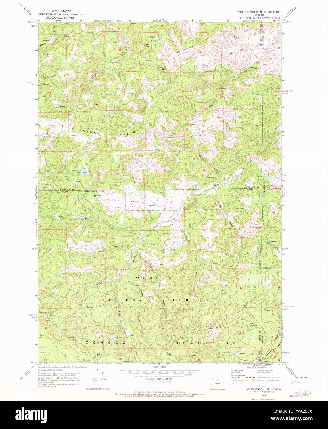 Map of stephenson hi-res stock photography and images - Alamy