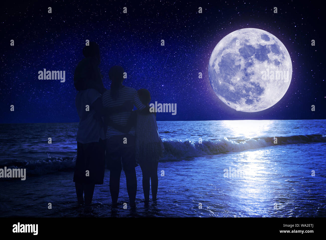 Father Child Star Sky High Resolution Stock Photography and Images - Alamy