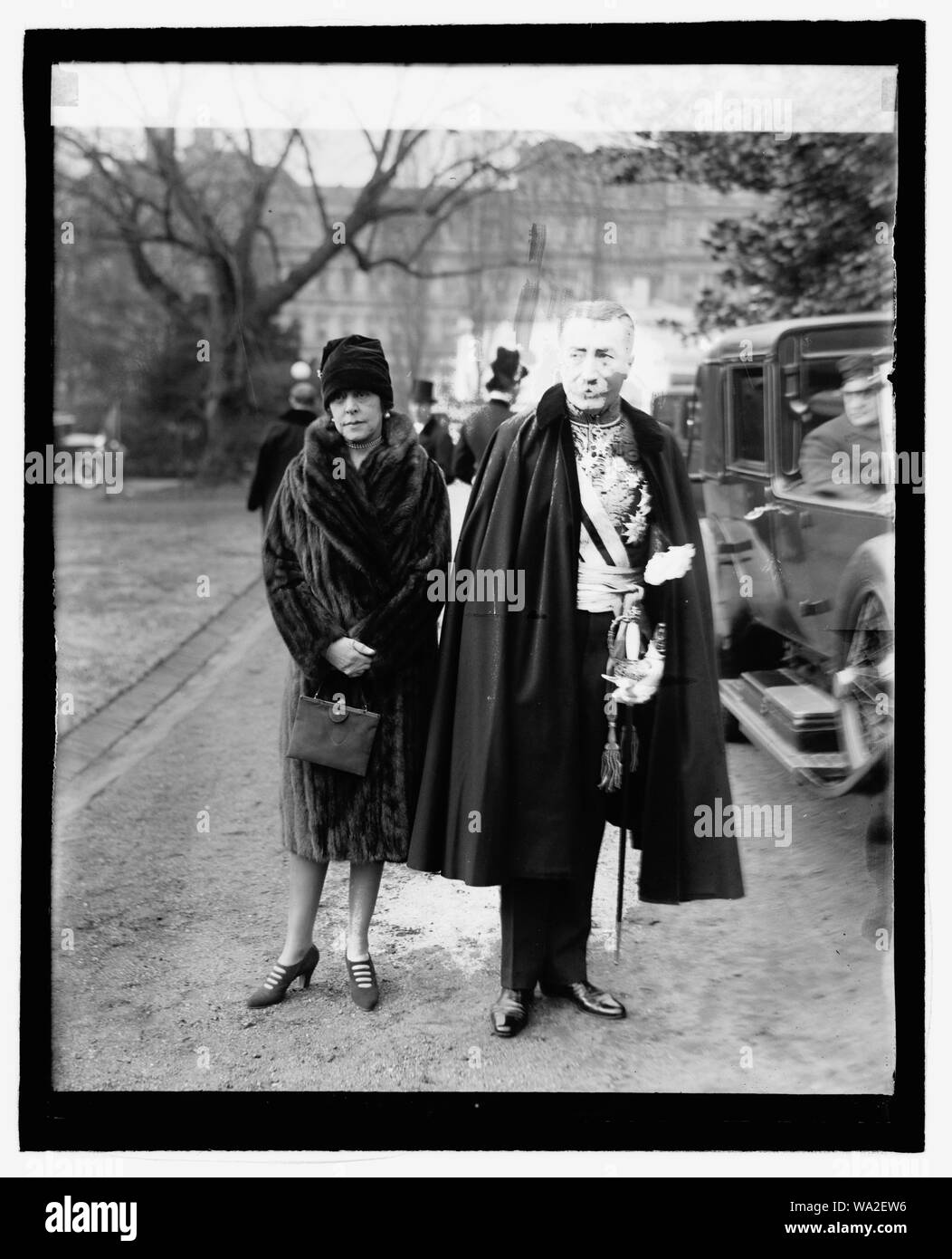 Baron & Baroness de Cartier de Marchienne, 1/1/27 Stock Photo - Alamy