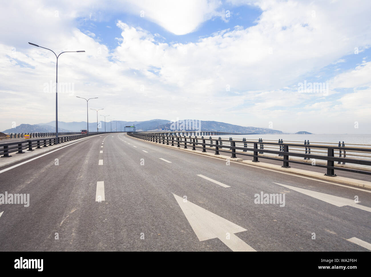 Road and bridge Stock Photo - Alamy