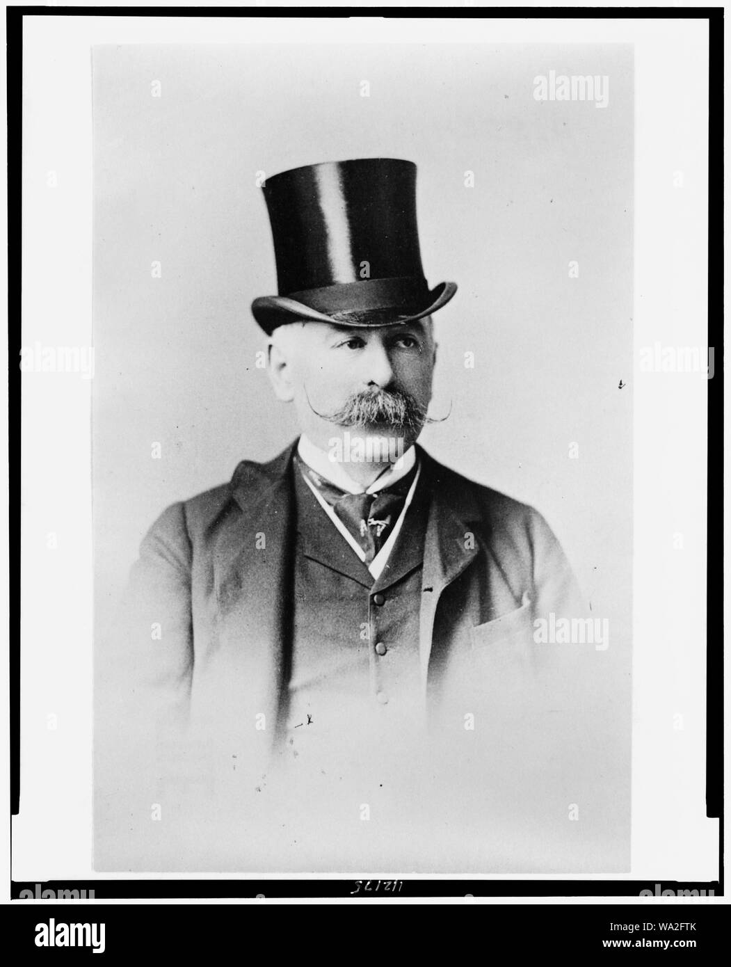 Baron Moritz Hirsch, head-and-shoulders portrait, facing slightly right ...