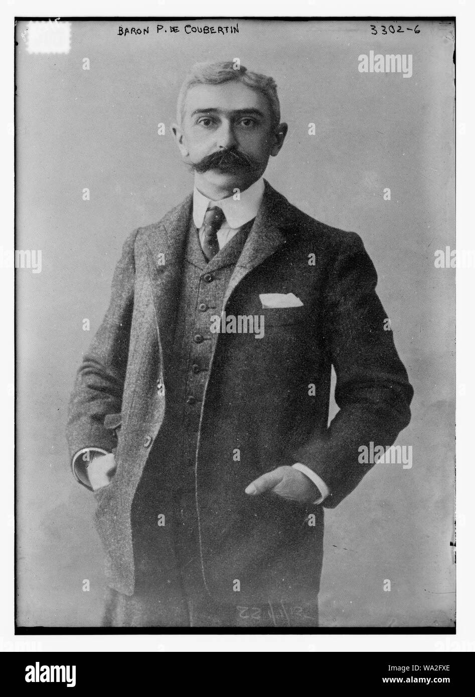 Baron P. de Coubertin Stock Photo - Alamy