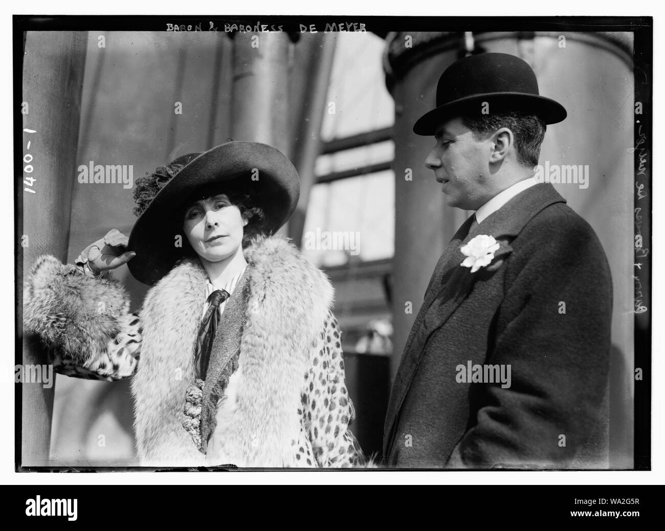 Baron and Baroness de Meyer Stock Photo - Alamy