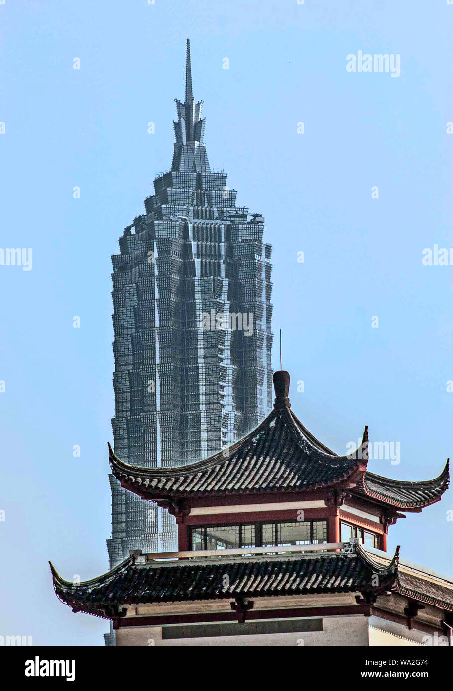 Shanghai, China. 30th Oct, 2006. A traditional Chinese building with a ...