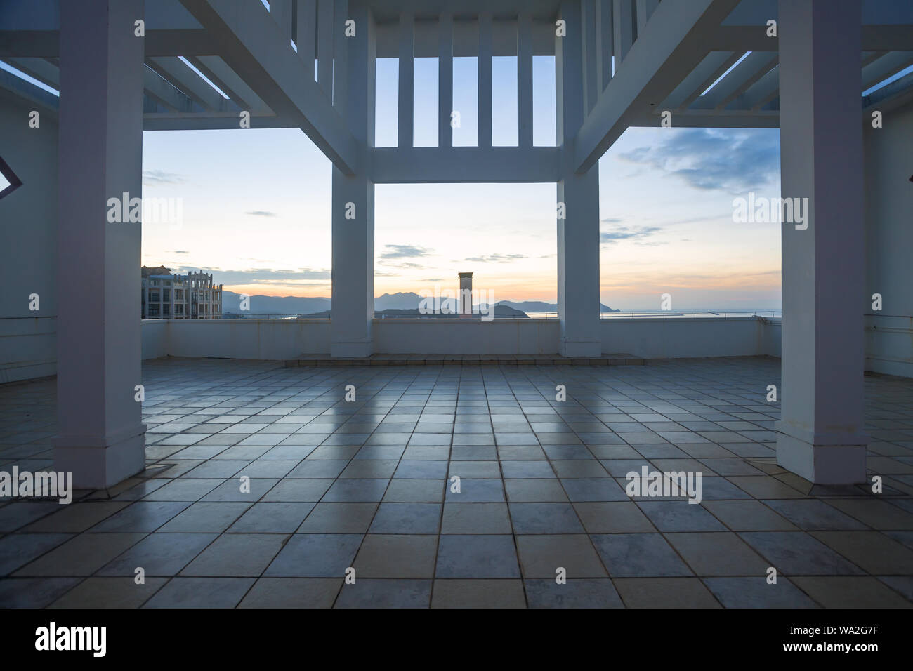 Building with the ground Stock Photo - Alamy