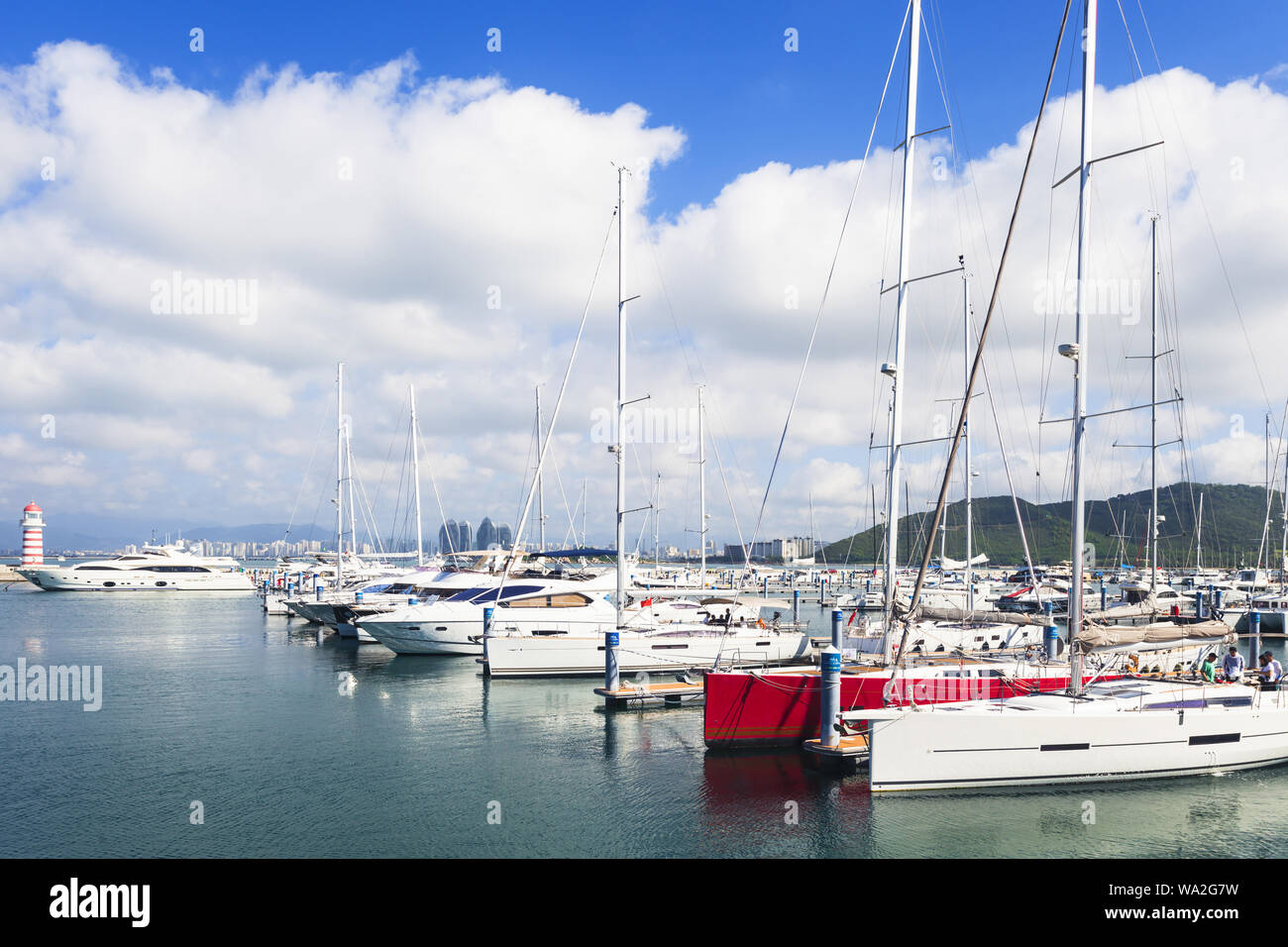 China hainan sanya marina hi-res stock photography and images - Alamy