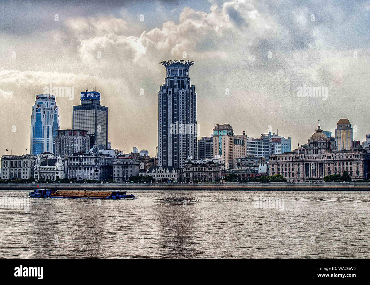 Old buildings huangpu river shanghai bund hi-res stock photography and ...