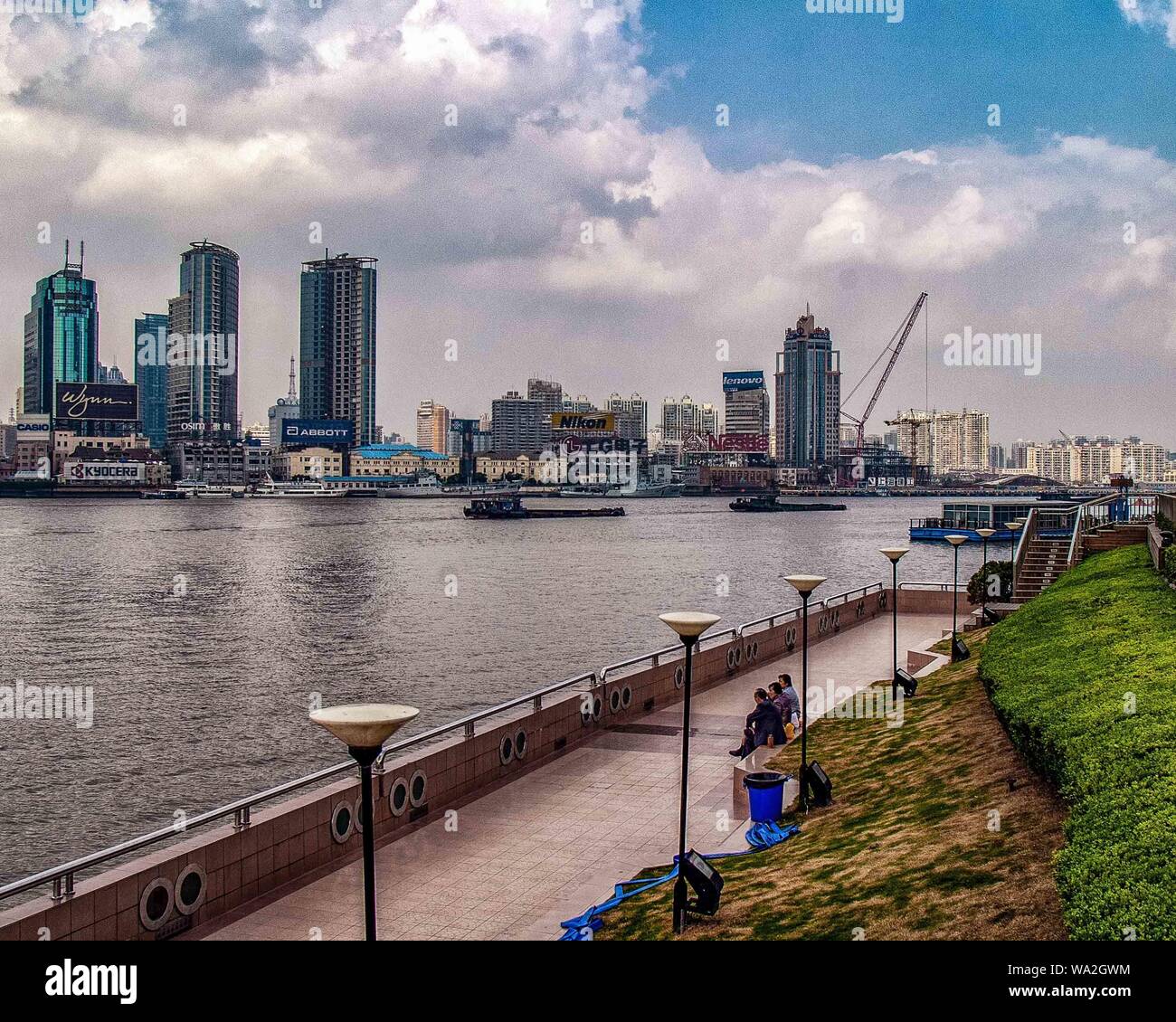 Shanghai, China. 30th Oct, 2006. On the East bank of the Huangpu River ...
