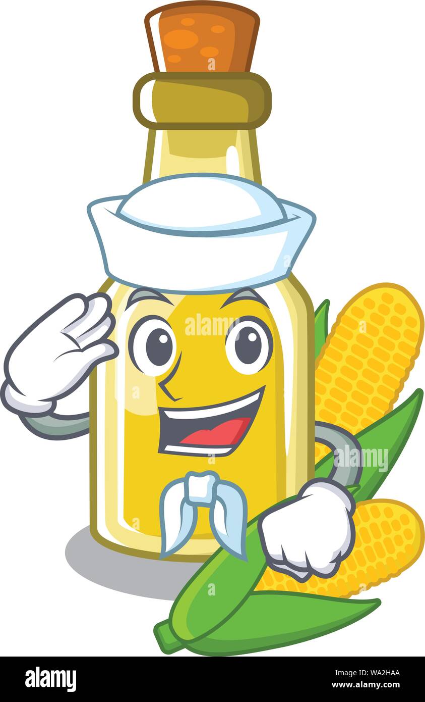 Sailor corn oil in a cartoon bowl Stock Vector Image & Art - Alamy