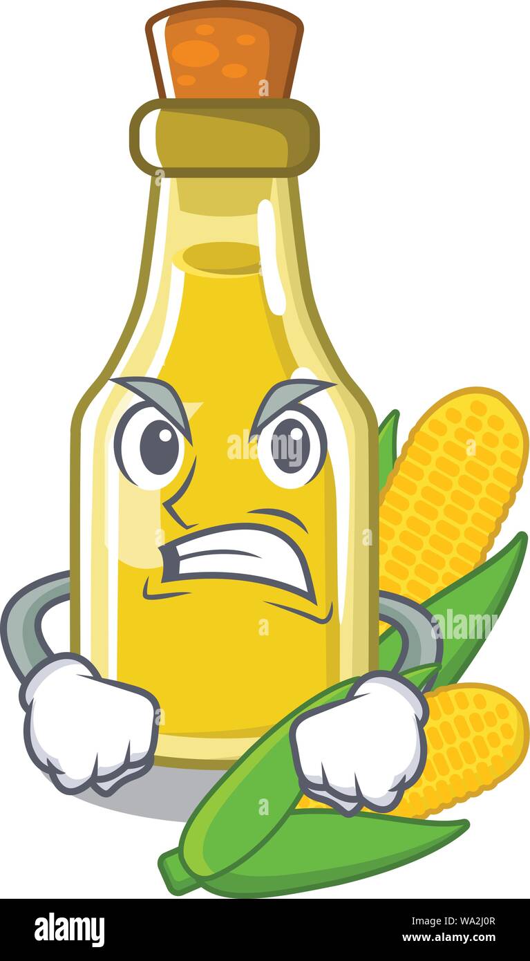 Angry corn oil isolated in the mascot Stock Vector Image & Art - Alamy