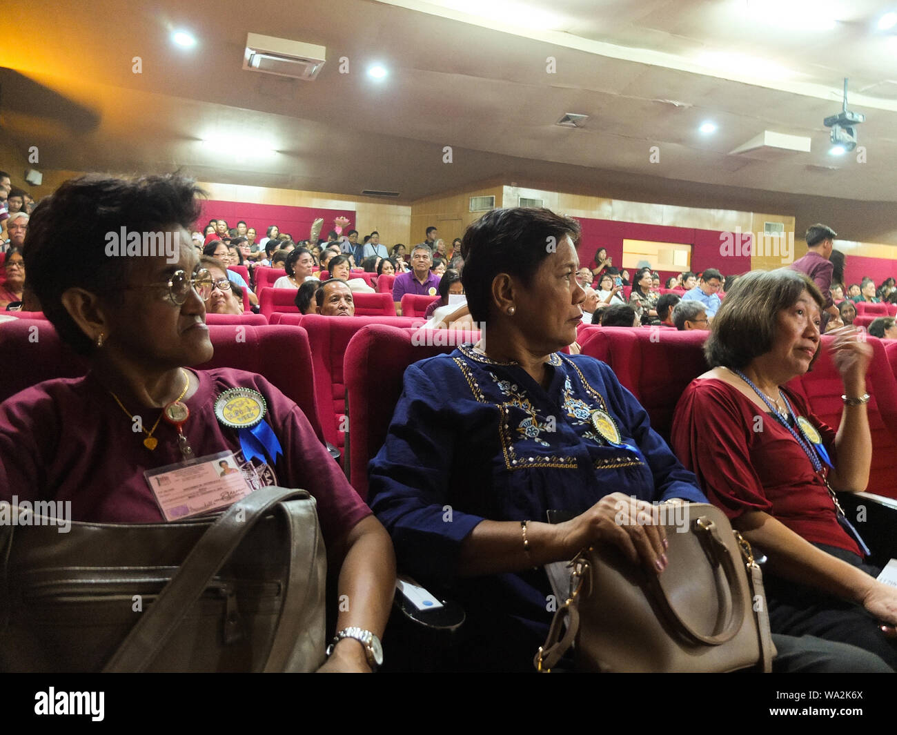 Women guests seen during the 112th Foundation Service program.Manila ...