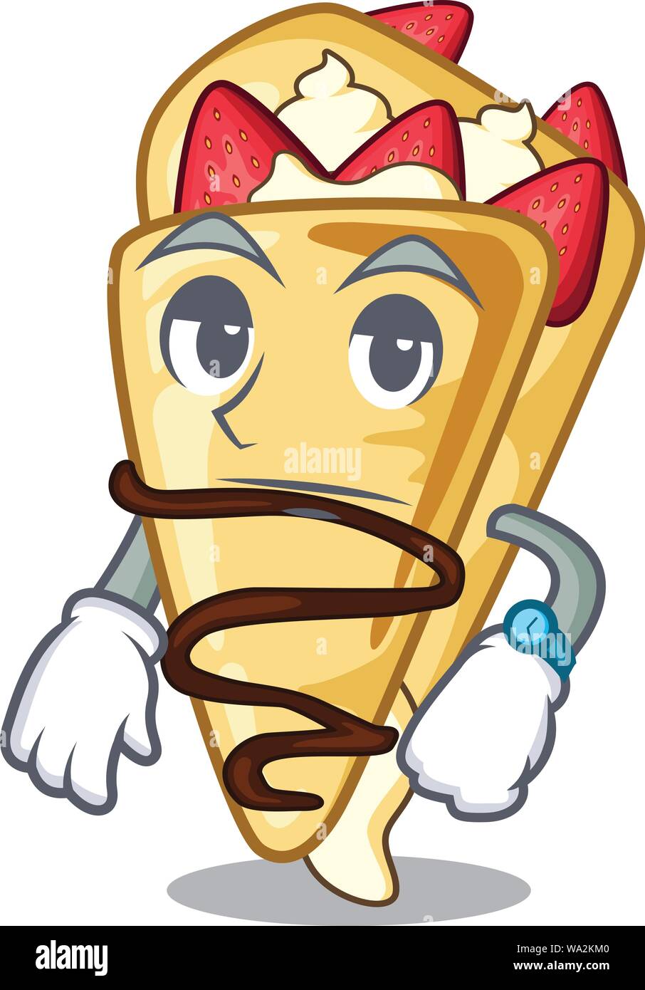 Waiting crepe above the a cartoon board Stock Vector Image & Art - Alamy