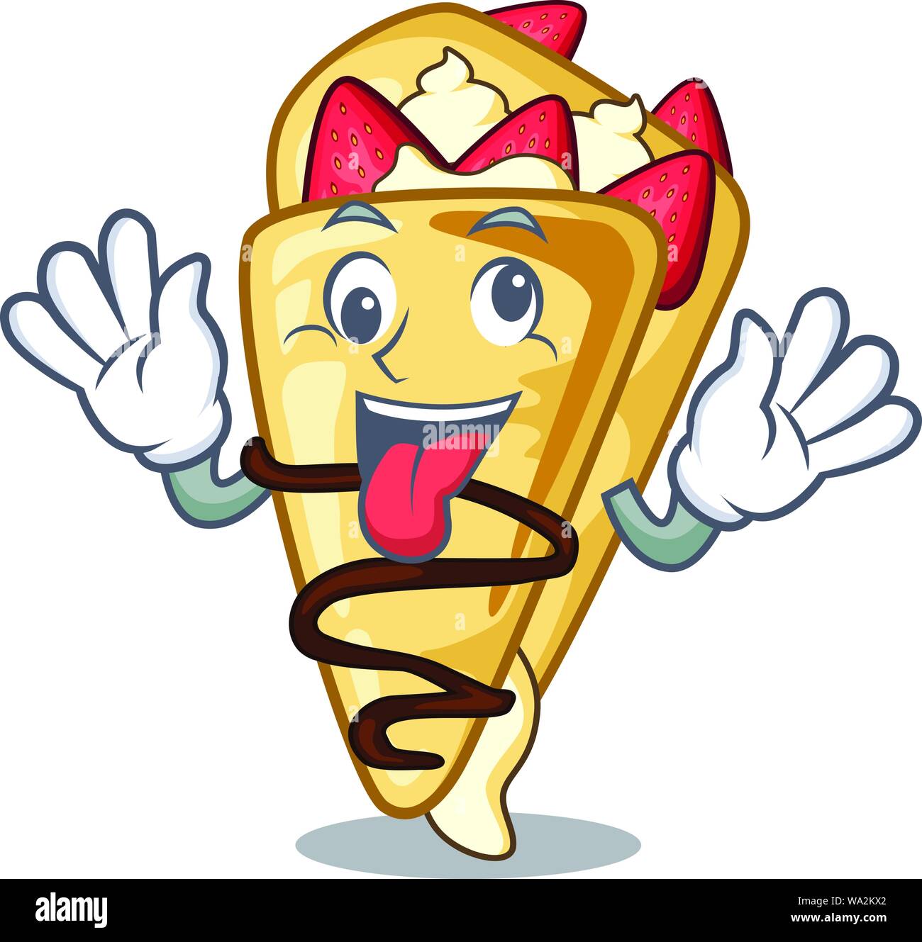 Crazy crepes Stock Vector Images - Alamy