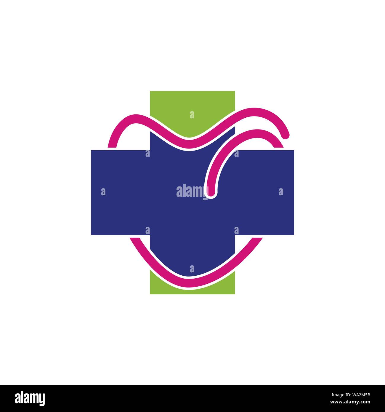 Cross Health Care Medical Logo Icon Symbol Emblem Stock Vector Image ...