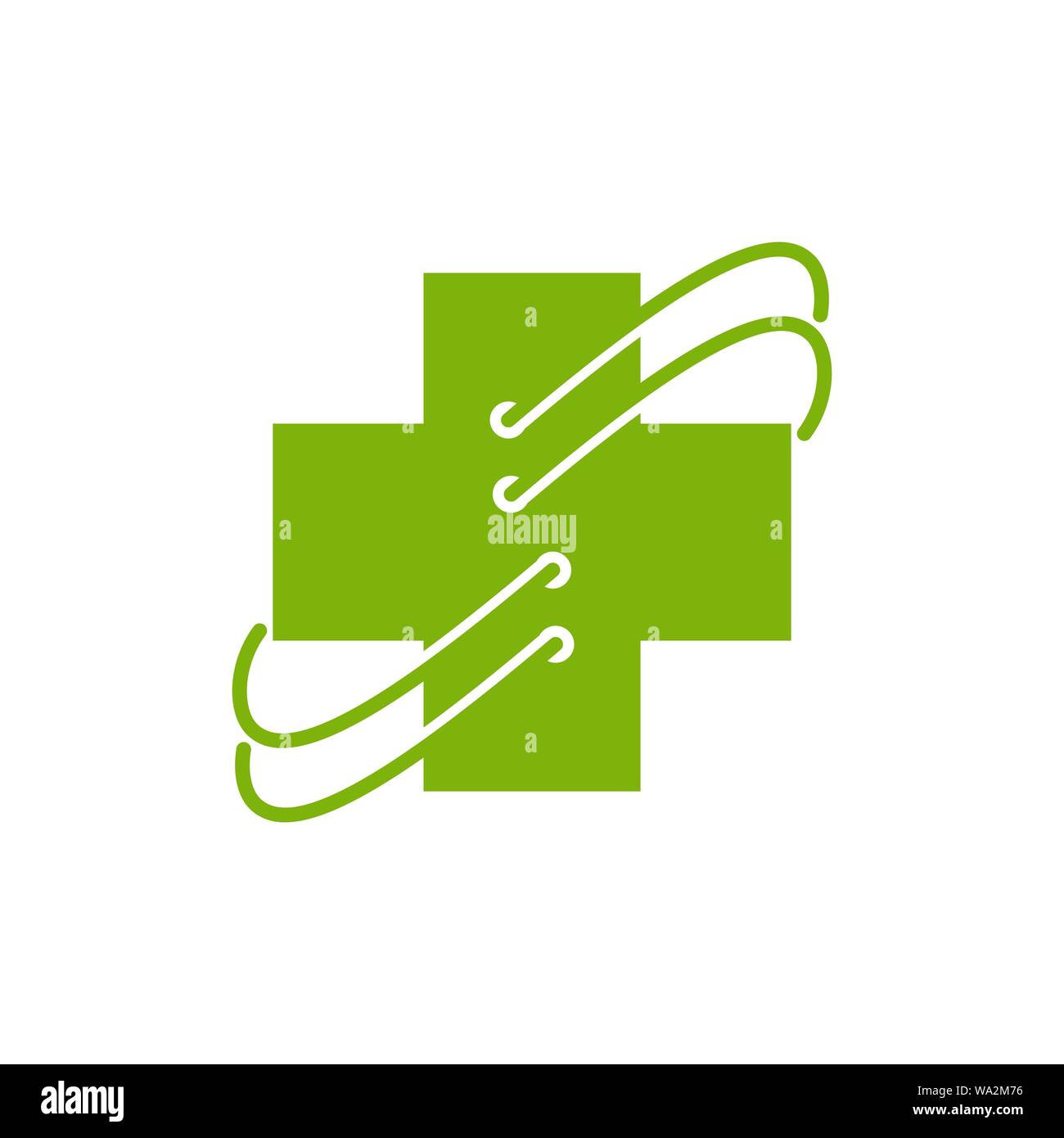 Cross Health Care Medical Logo Icon Symbol Emblem Stock Vector Image ...