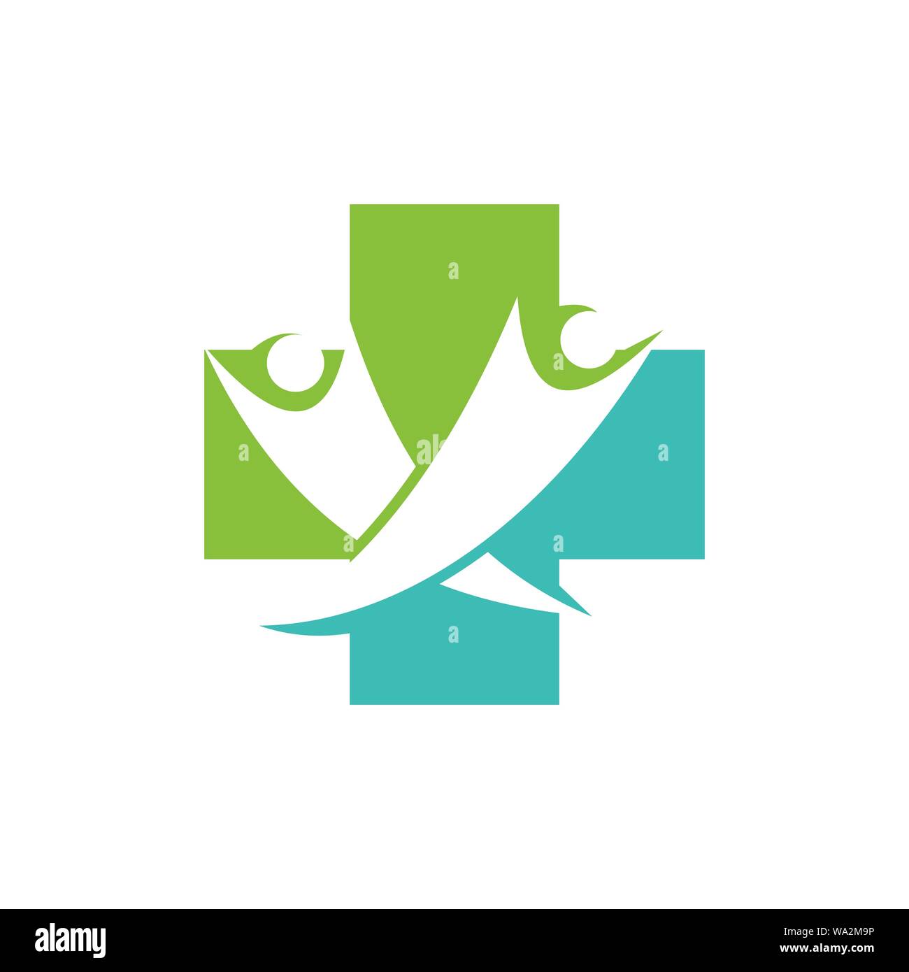 Cross Health Care Medical Logo Icon Symbol Emblem Stock Vector Image ...