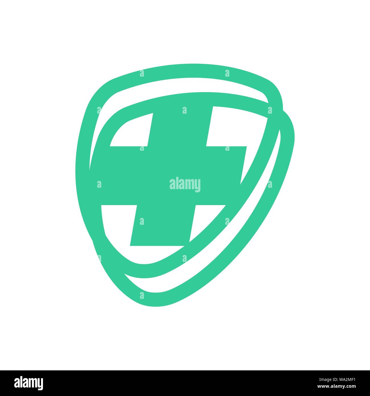 Cross Health Care Medical Logo Icon Symbol Emblem Stock Vector Image ...