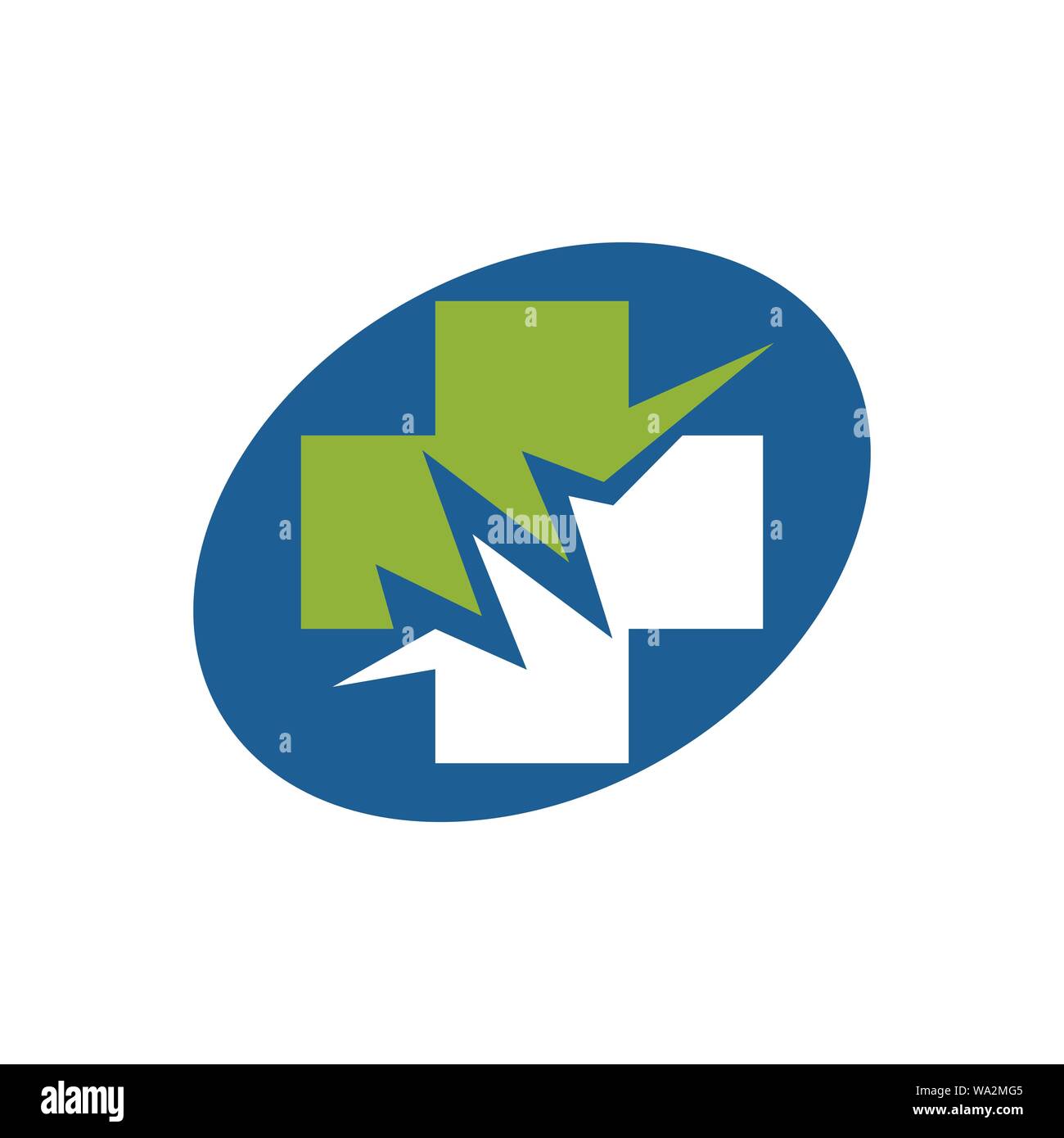 Cross Health Care Medical Logo Icon Symbol Emblem Stock Vector Image ...