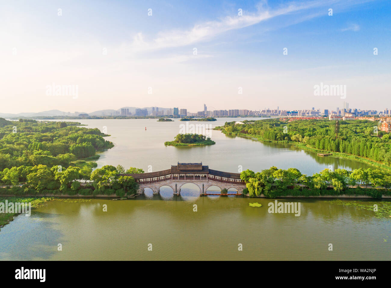 The taihu lake wetland park Stock Photo - Alamy