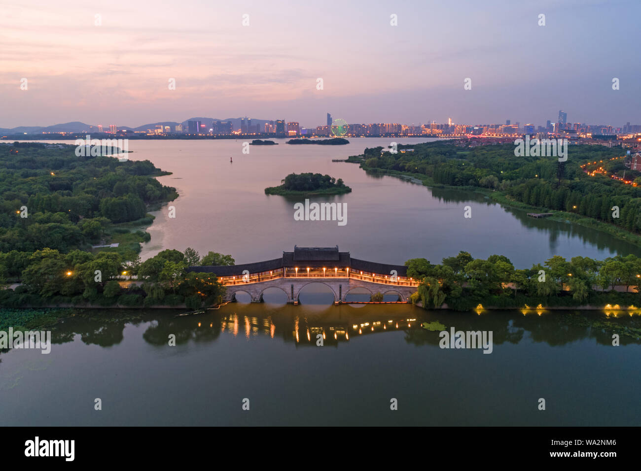 Lake tai aerial hi-res stock photography and images - Alamy