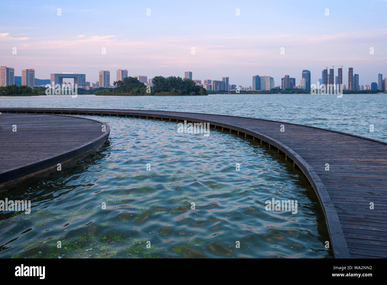 The taihu lake scenery Stock Photo - Alamy
