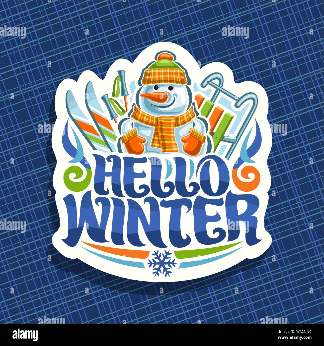 Season joy winter holidays Stock Vector Images - Alamy