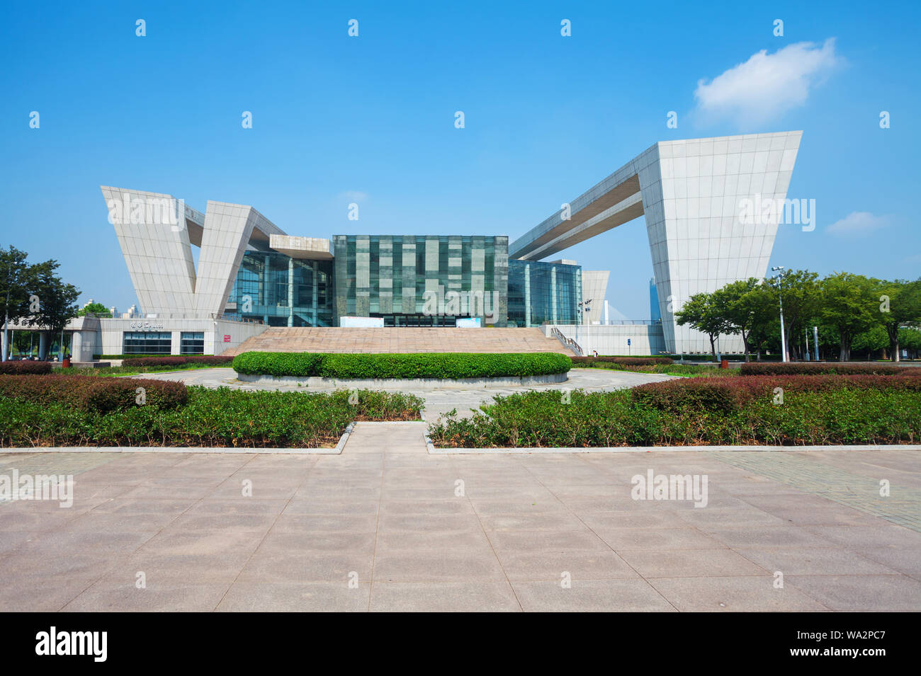 The landscape of wuhan qintai concert hall Stock Photo - Alamy