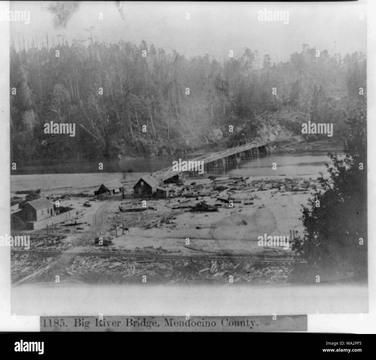 Big River Bridge, Mendocino County Stock Photo - Alamy
