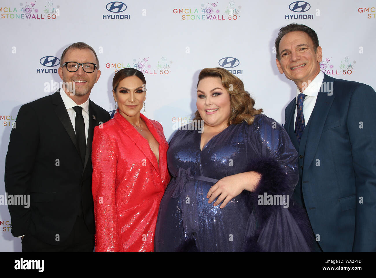 Hollywood, Ca. 16th Aug, 2019. Steve Holzer, Shoshana Bean, Chrissy ...