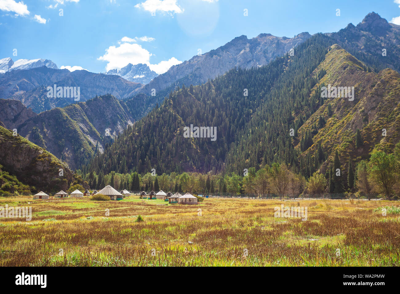 Southern xinjiang tianshan mountains hi-res stock photography and ...