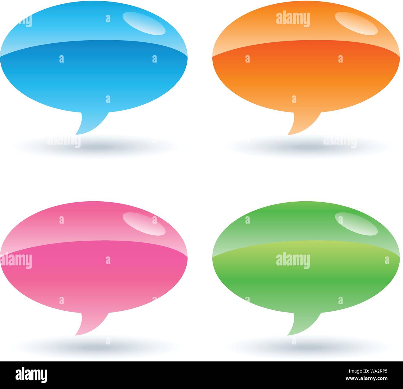 Yellow speech balloon paper Stock Vector Images - Alamy