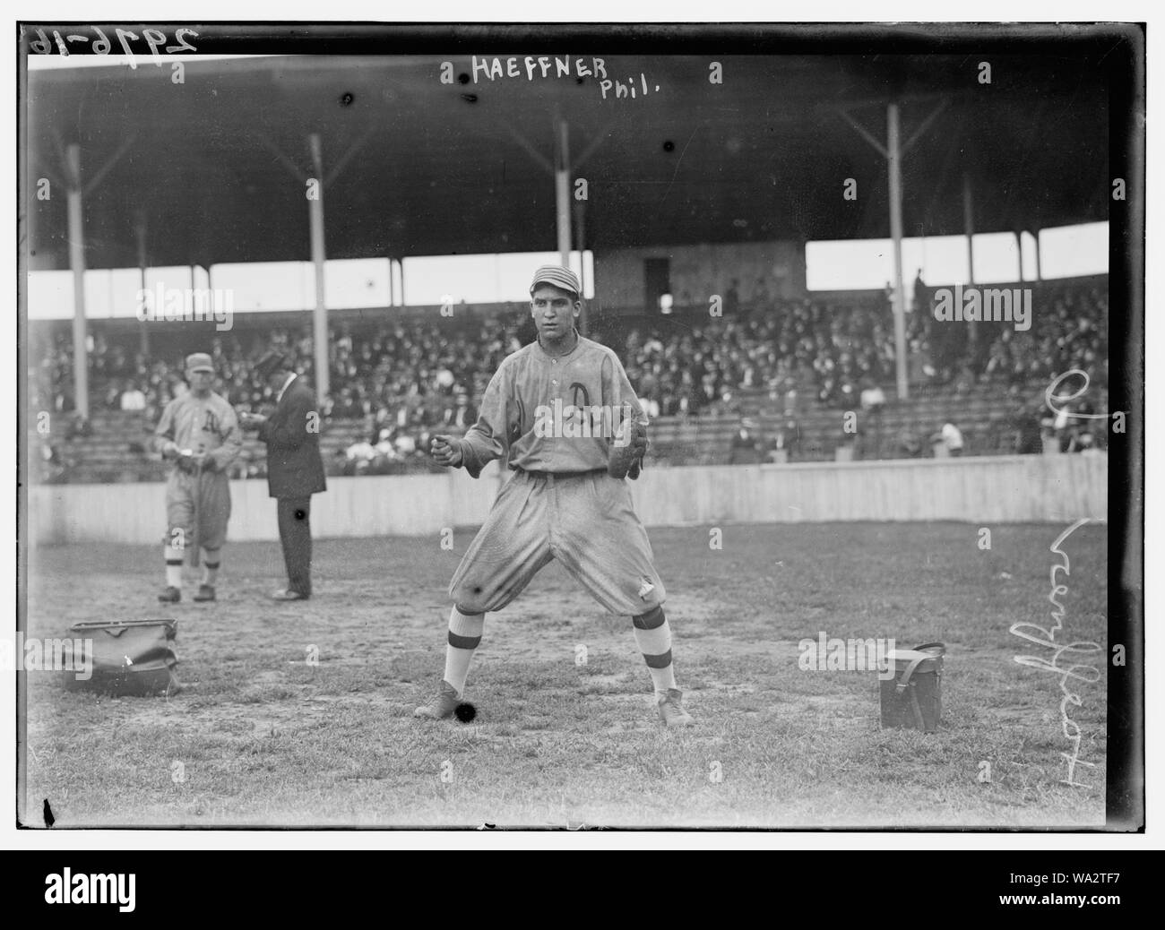 Bill Haeffner, Philadelphia AL (baseball Stock Photo - Alamy