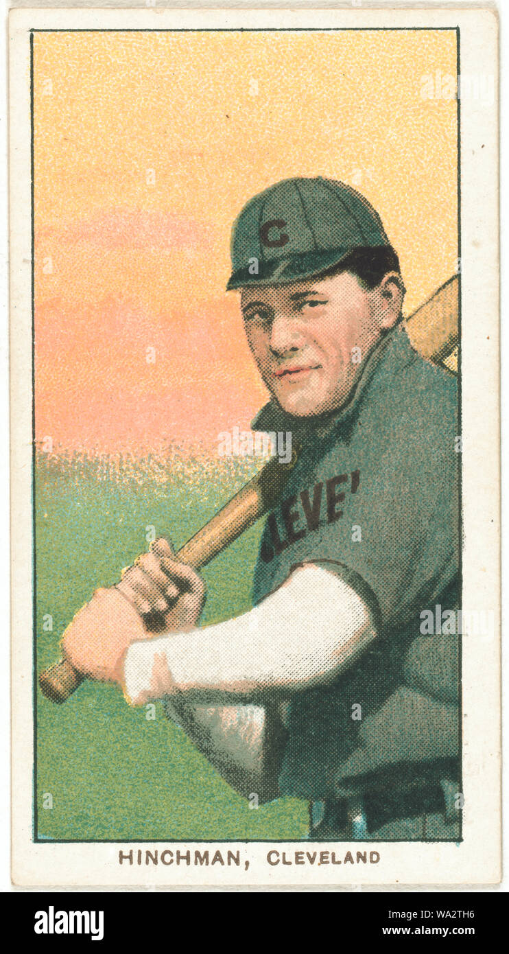 Bill Hinchman, Cleveland Naps, baseball card portrait Stock Photo - Alamy