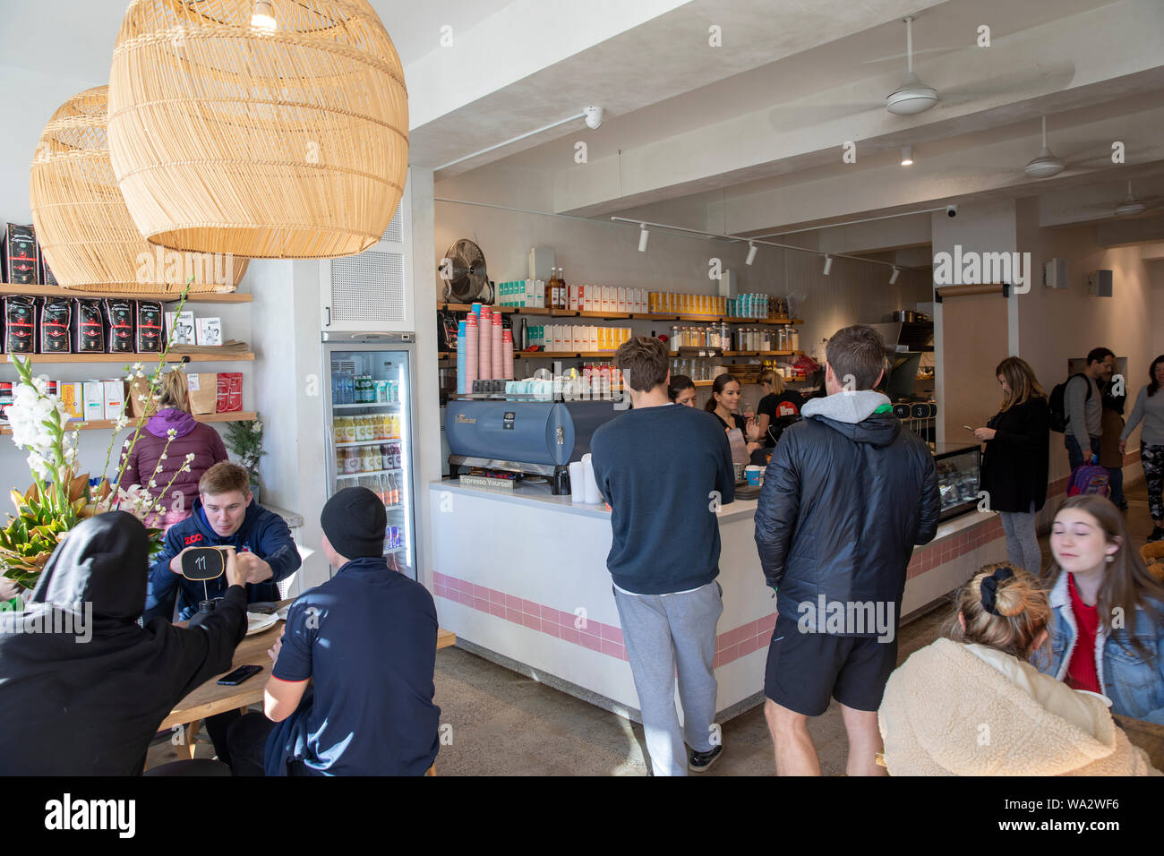 Inside sydney coffee shop hi-res stock photography and images - Alamy