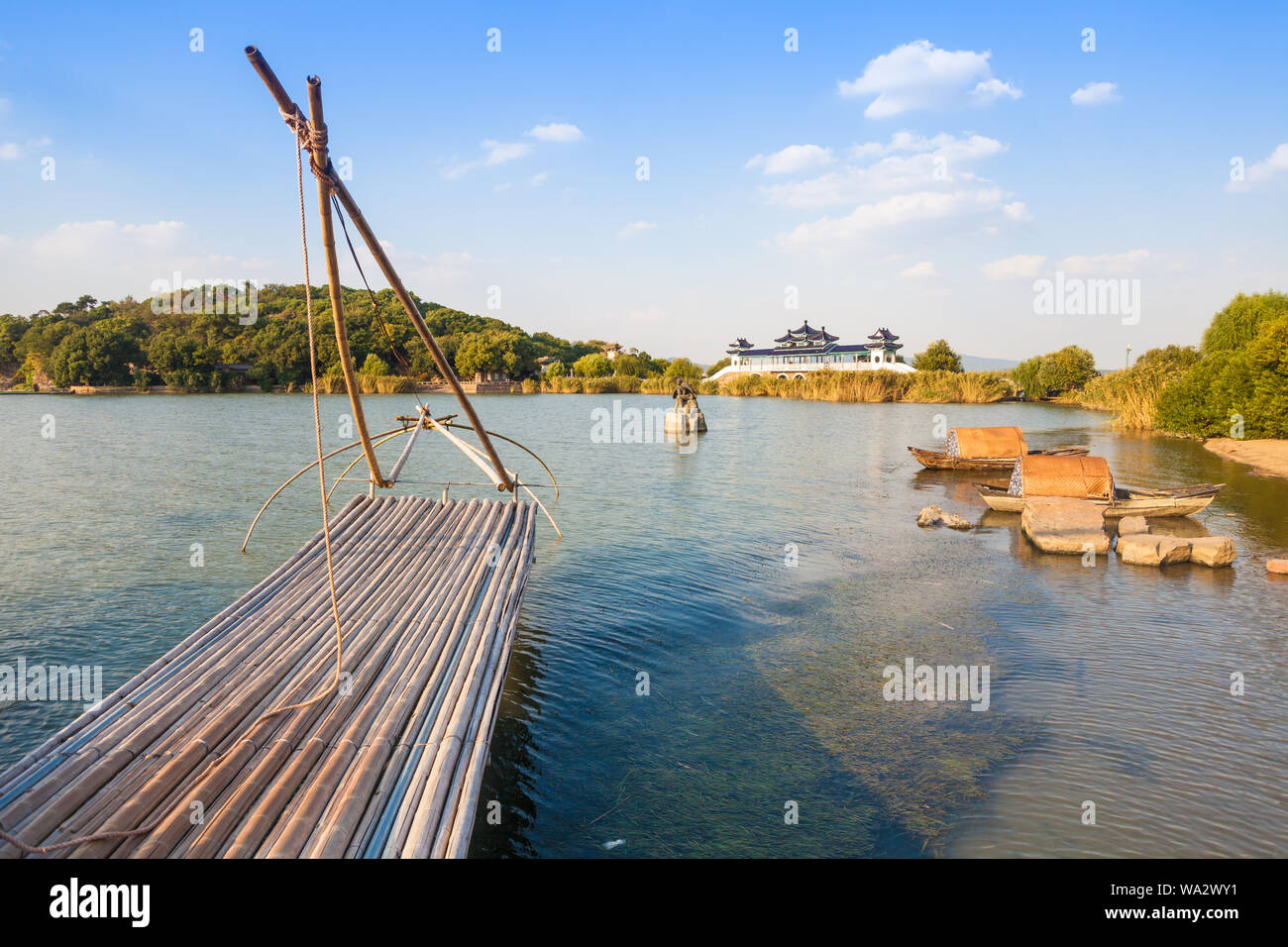 The taihu lake scenery Stock Photo - Alamy