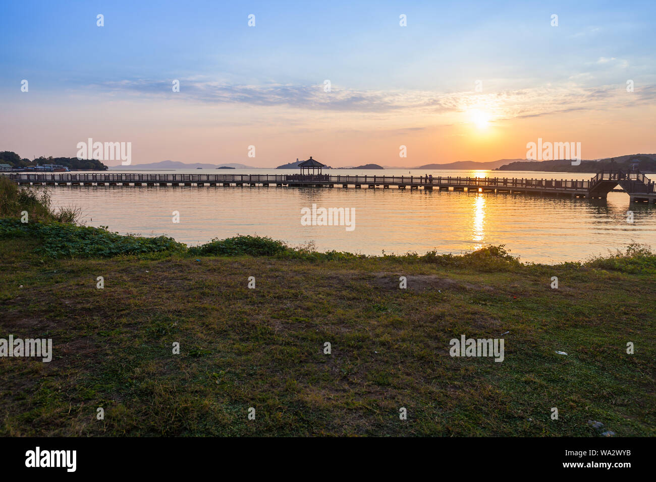 The taihu lake scenery Stock Photo - Alamy