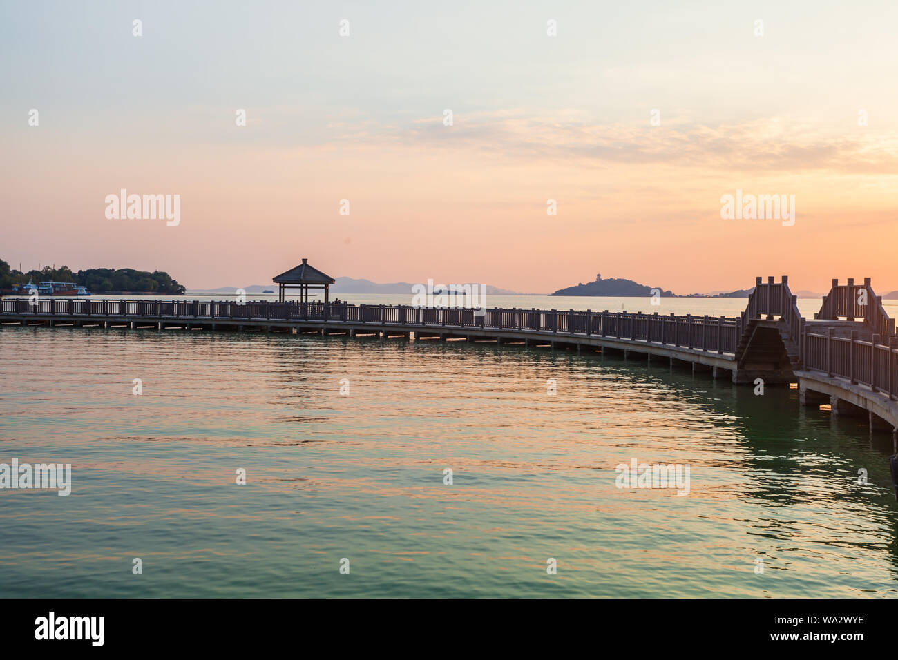 The taihu lake scenery Stock Photo - Alamy
