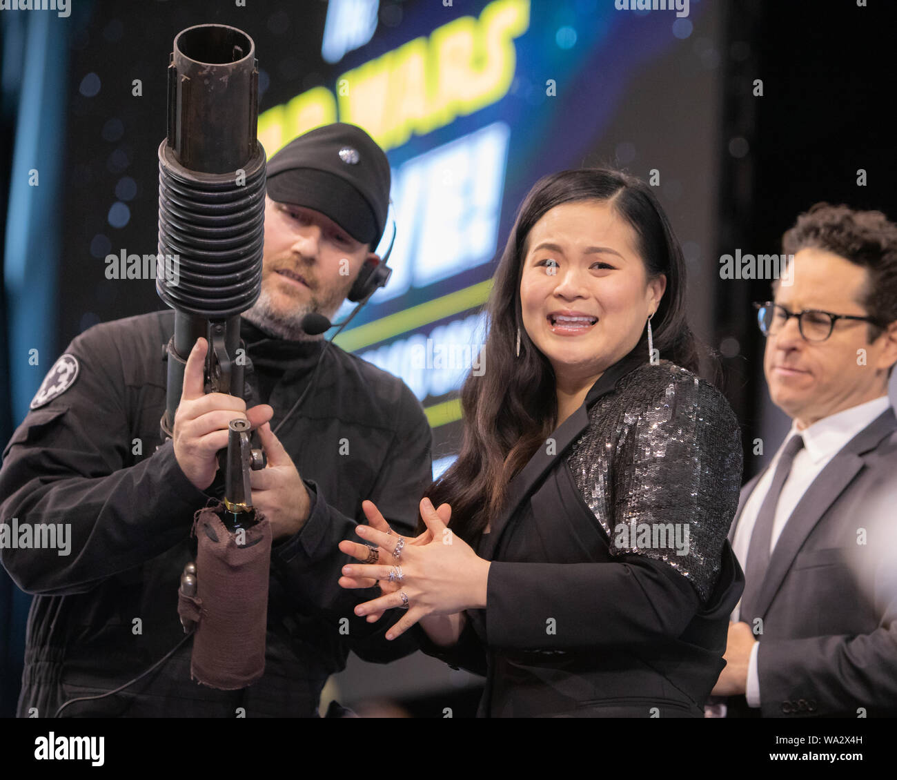 Kelly Marie Tran and JJ Abrams are interviewed on 'The Star Wars Show ...