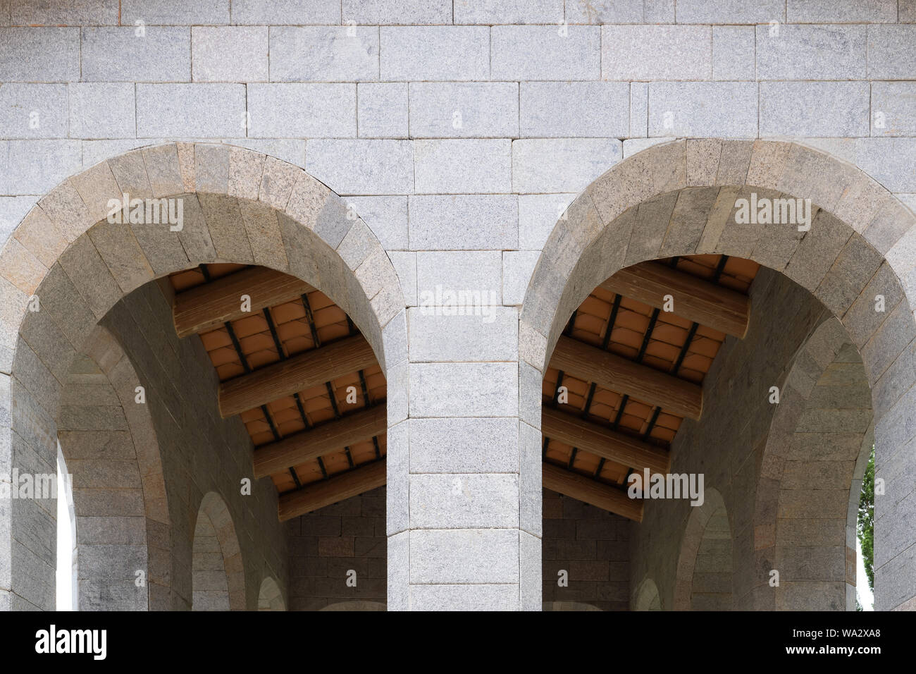 Close up. Old tower background, vintage building interior pattern ...