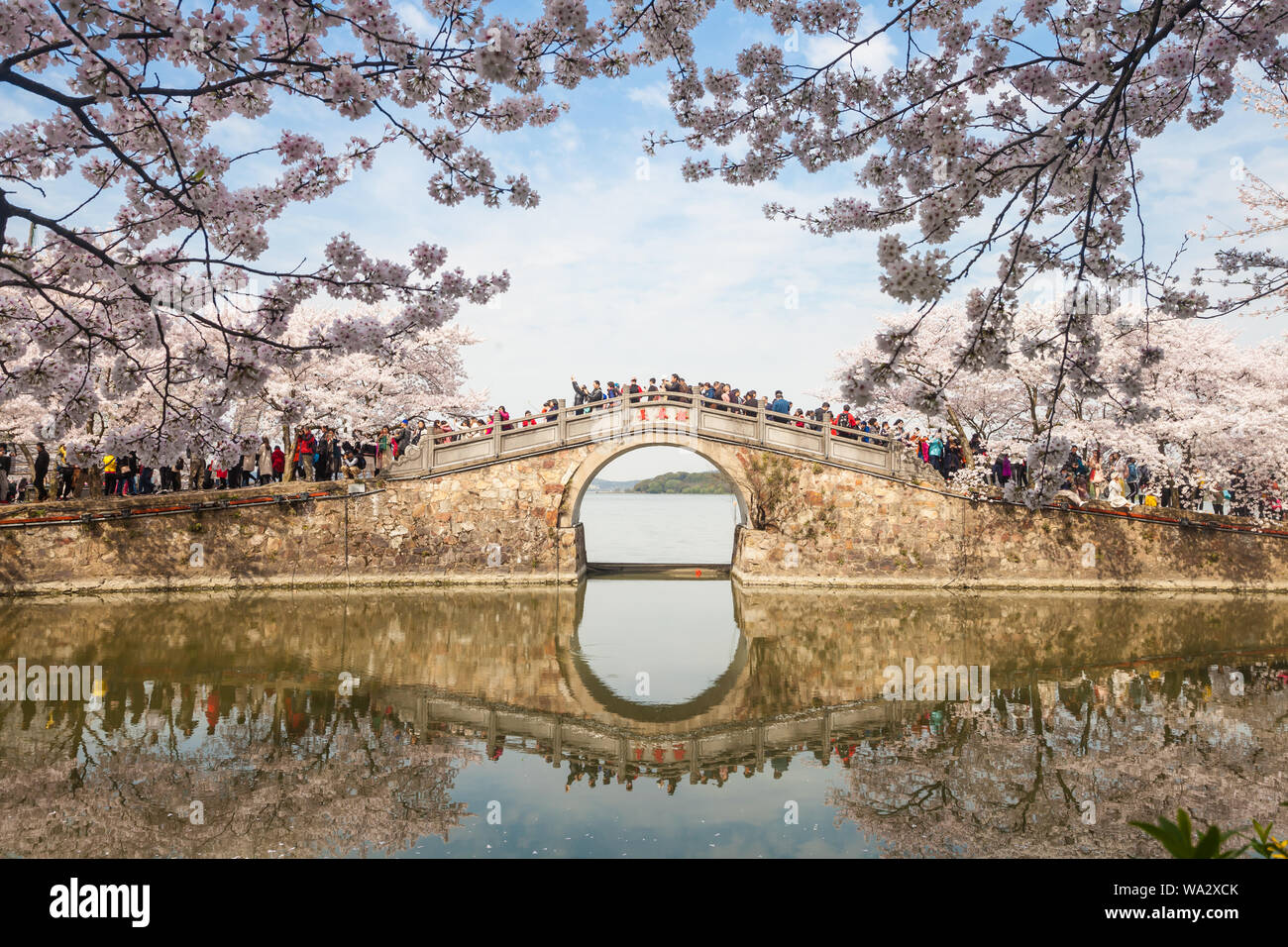 Jiangnan famous scenic spot - the turtle head isle Stock Photo - Alamy