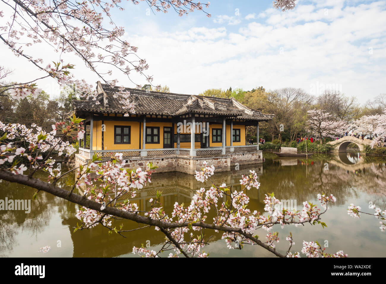 Jiangnan famous scenic spot - the turtle head isle Stock Photo - Alamy