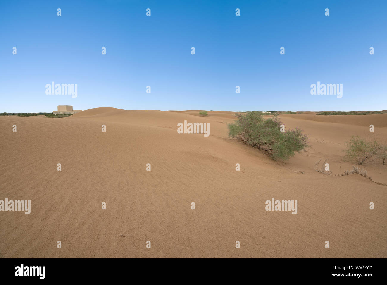 The Kubuqi desert in ordos in Inner Mongolia Stock Photo - Alamy