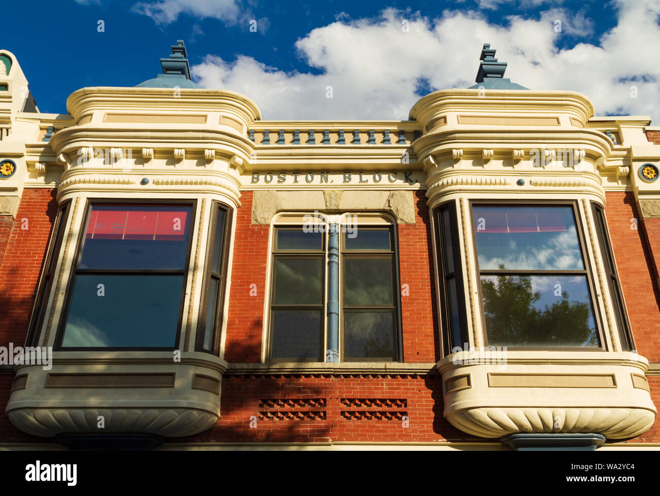 The front of the Boston Block building on the Walking Mall in Helena's ...