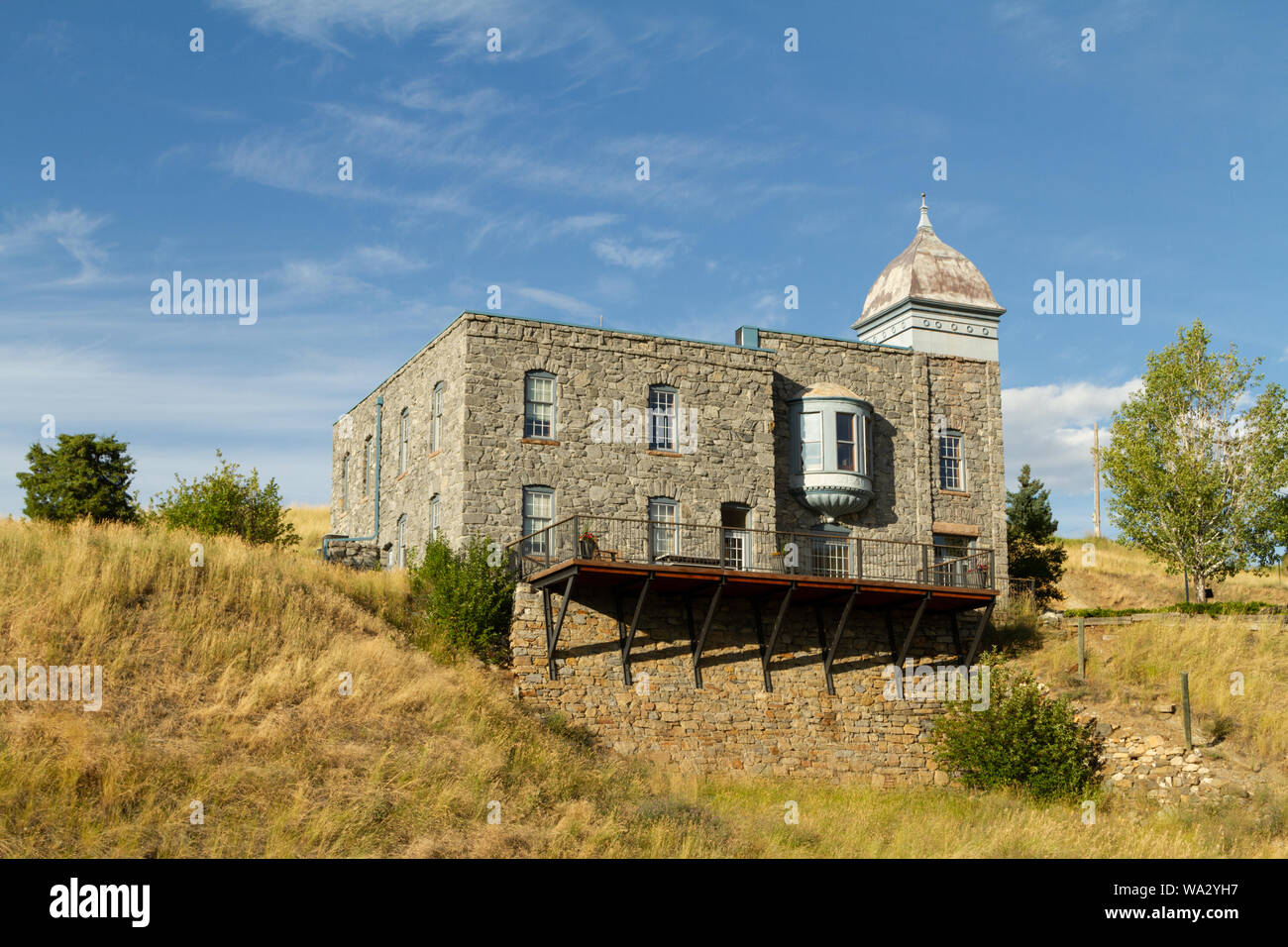 The Bluestone building in Helena, Montana, USA Stock Photo - Alamy