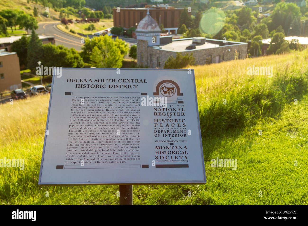 Historic district sign hi-res stock photography and images - Alamy