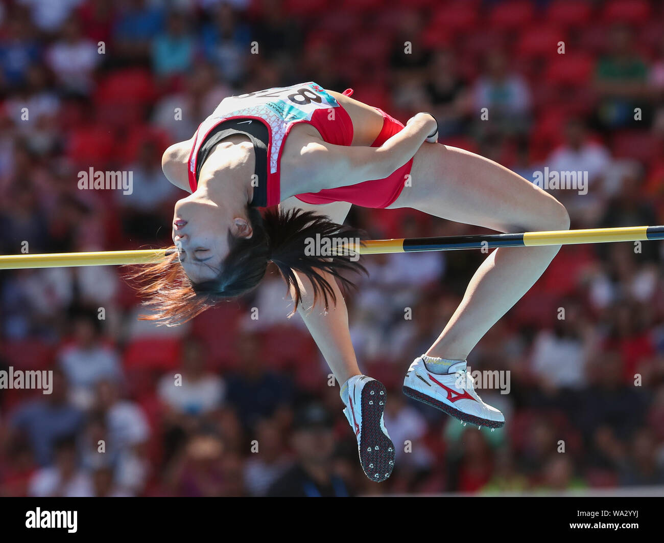 Taiyuan. 17th Aug, 2019. Shao Yuqi of Hubei Province Delegation ...