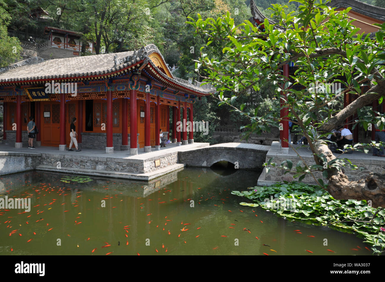 Xi 'an lintong huaqing pool Stock Photo - Alamy