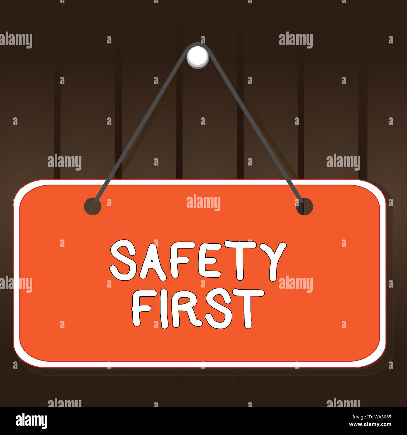 Safety First Sign Board