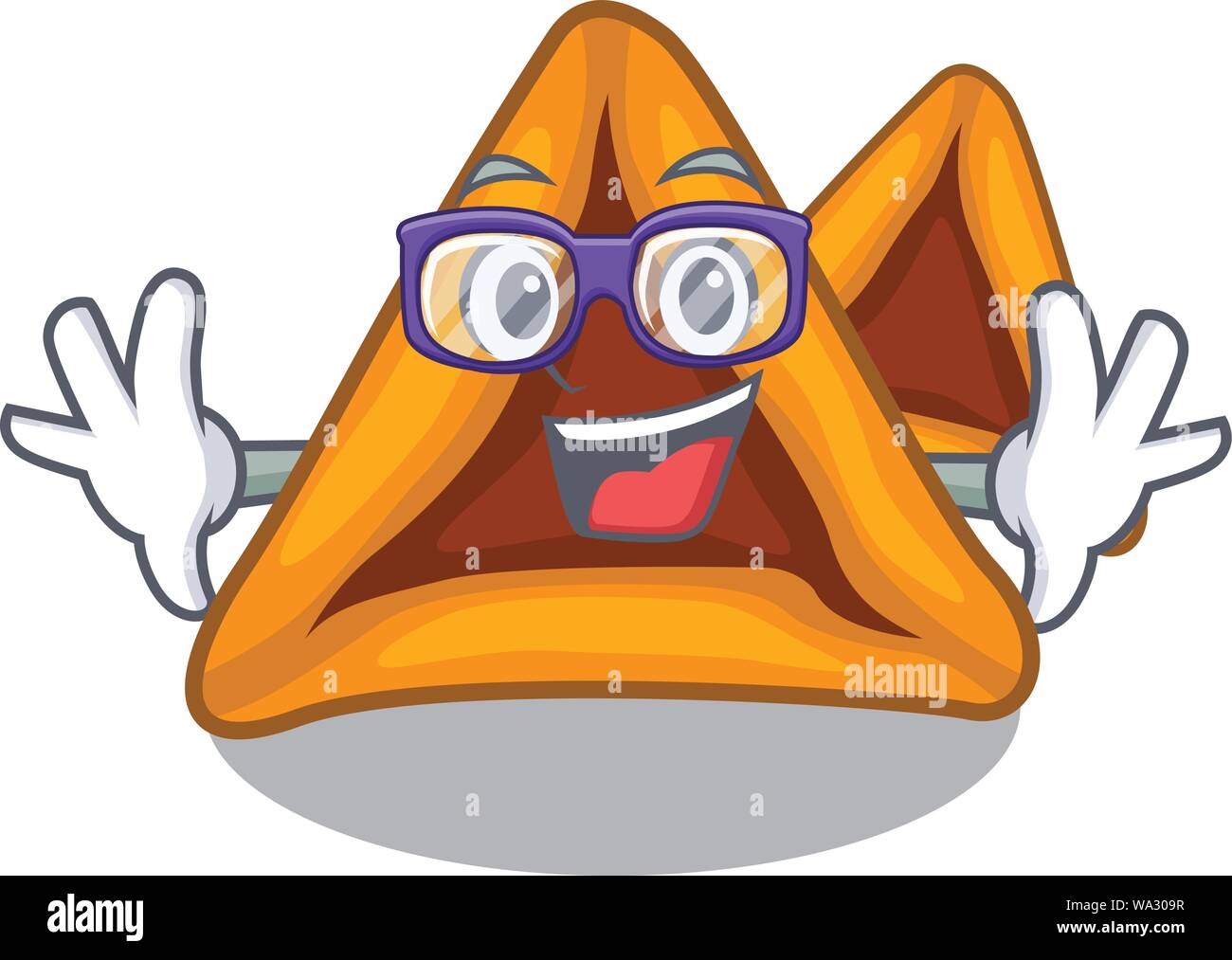 Cartoon hamantashen hi-res stock photography and images - Alamy