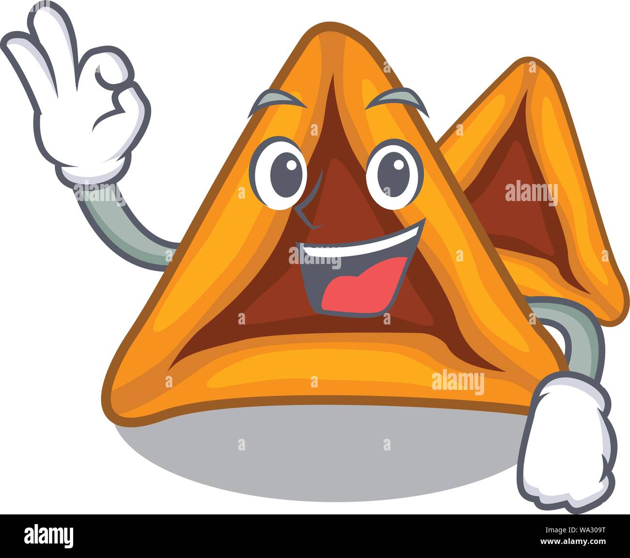 Cartoon hamantashen hi-res stock photography and images - Alamy
